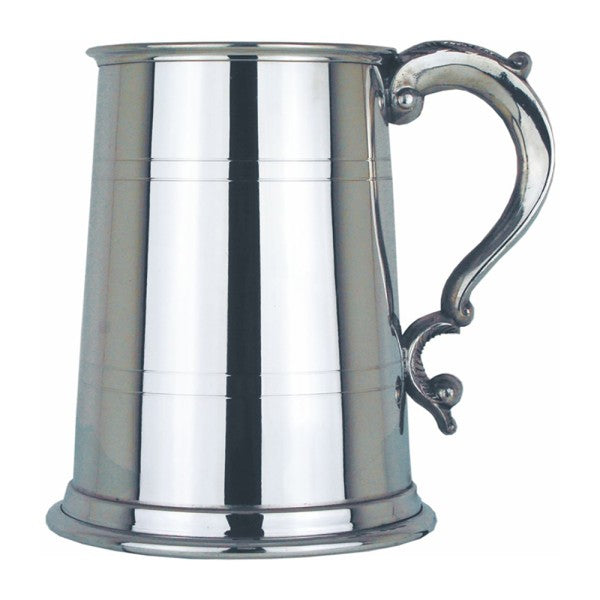 Georgian Handle Two Line One Pint Pewter Tankard – Speedy Shoe Service